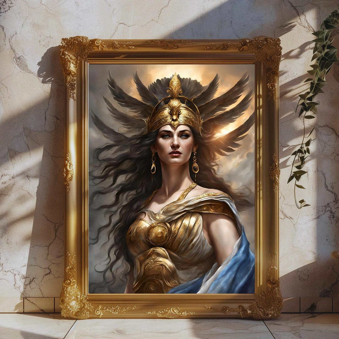Nemesis, Greek Goddess of Retribution Wall Art, Nemesis Art Print ...