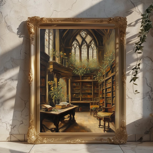Library Wall Art - Etsy