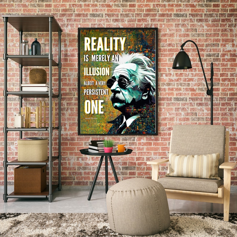 Albert Einstein Quote Poster, Einstein Large Poster, Einstein Quotes ...