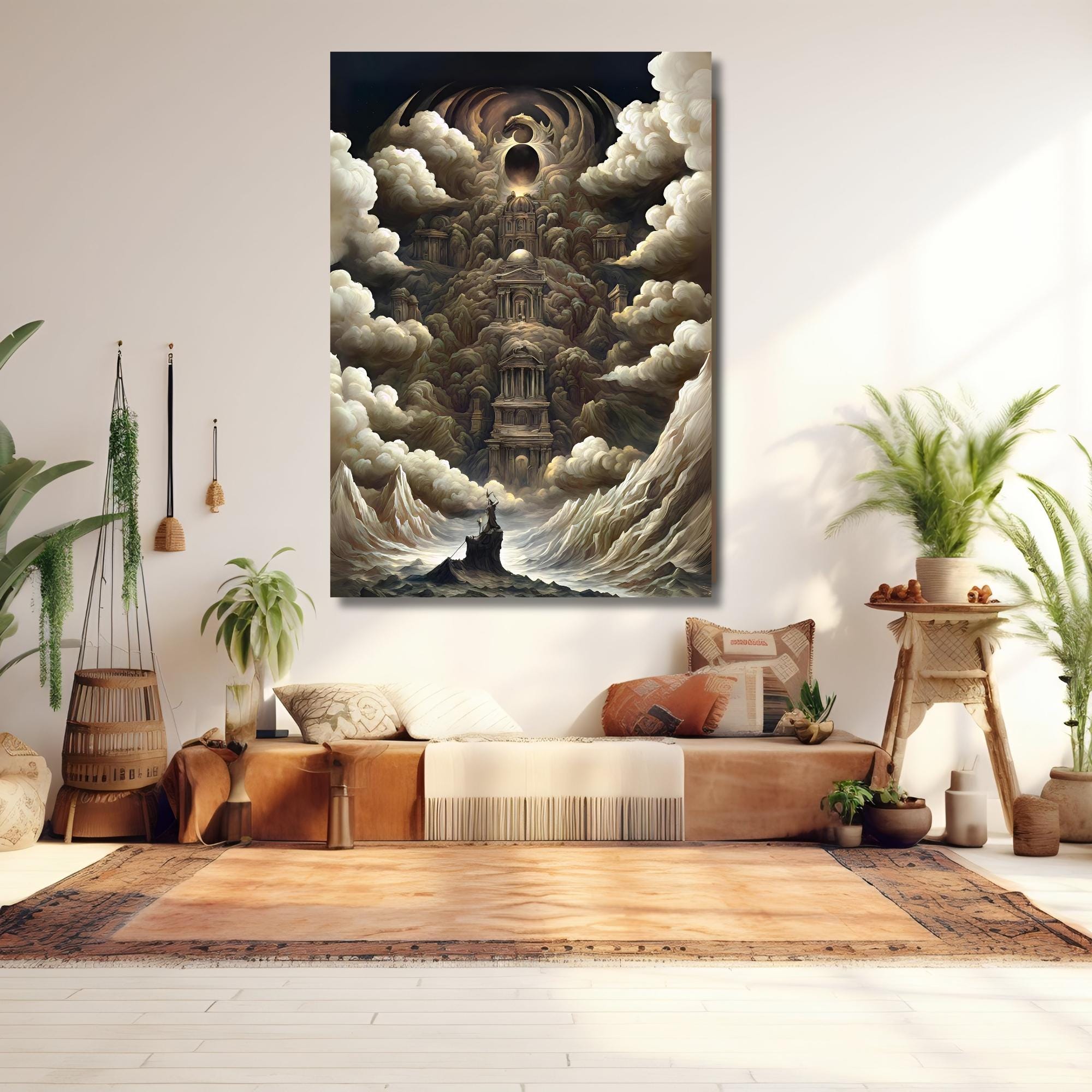 Olympus Tartarus Poster, Greek Mythology Art, Ancient God's Decor ...