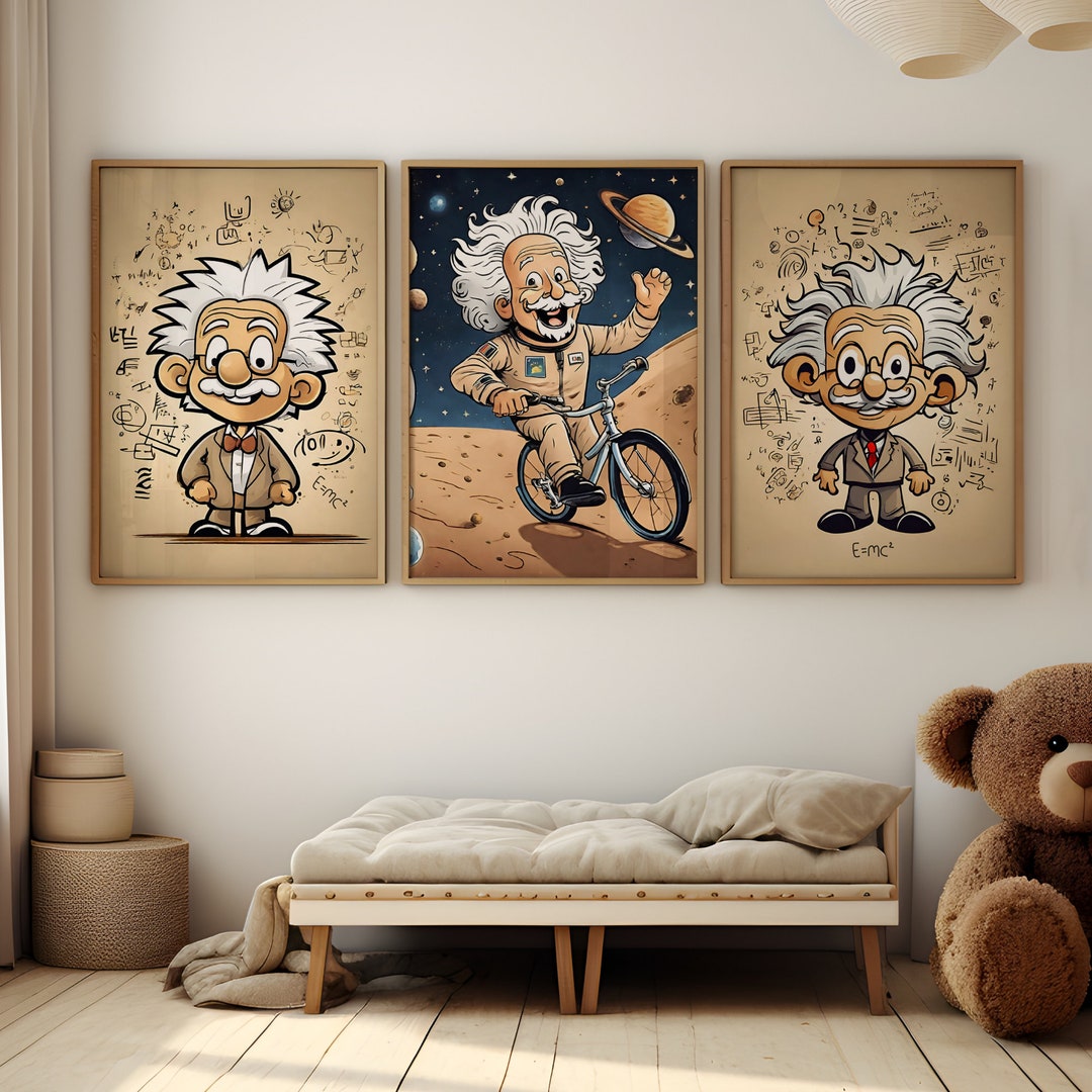 Albert Einstein Wall Art, Einstein Poster, Einstein Print, Einstein ...