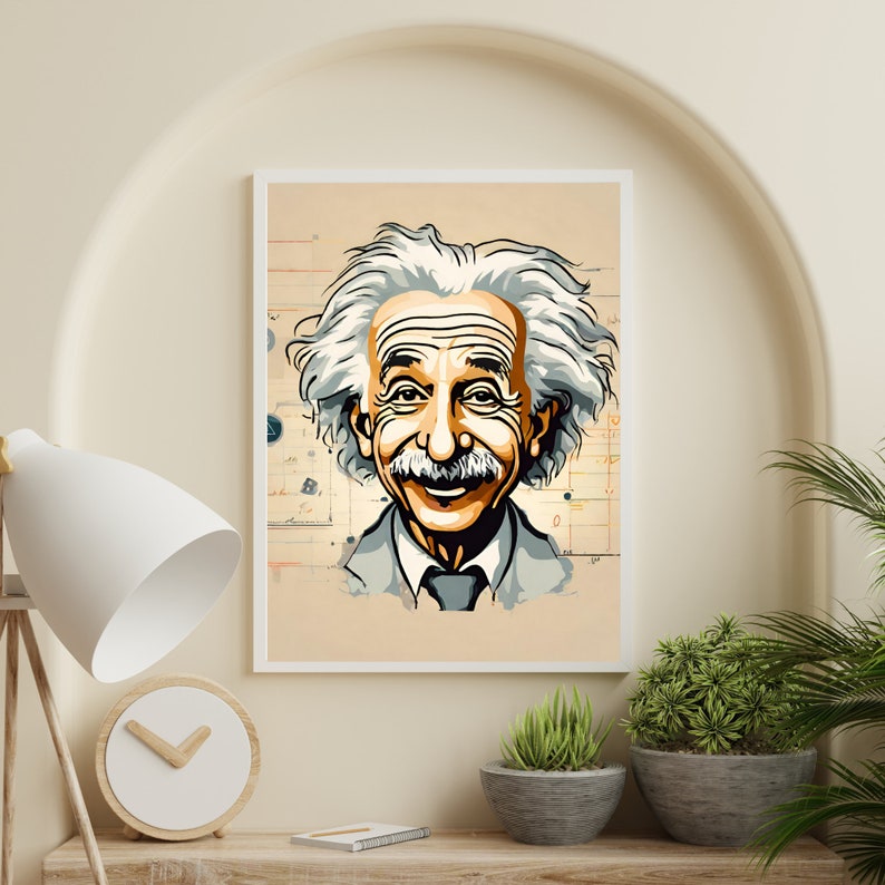 Einstein Poster Set Physics Classroom Decor, Teacher Gift Idea ...