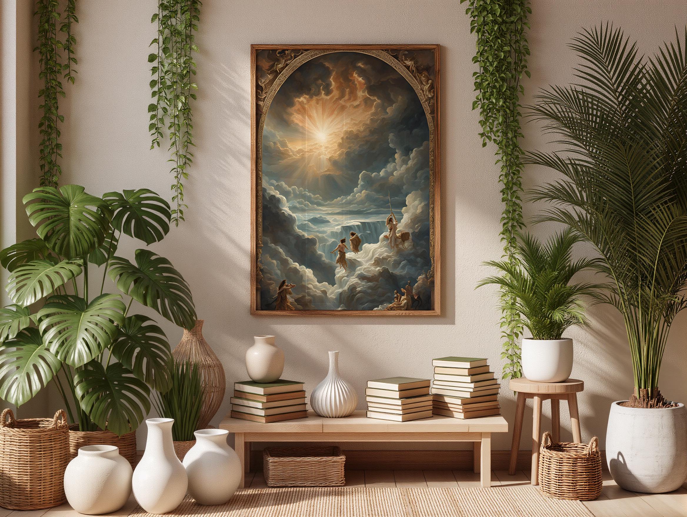 Olympus Tartarus Poster: Greek Gods Wall Art, Printable Greek Art ...