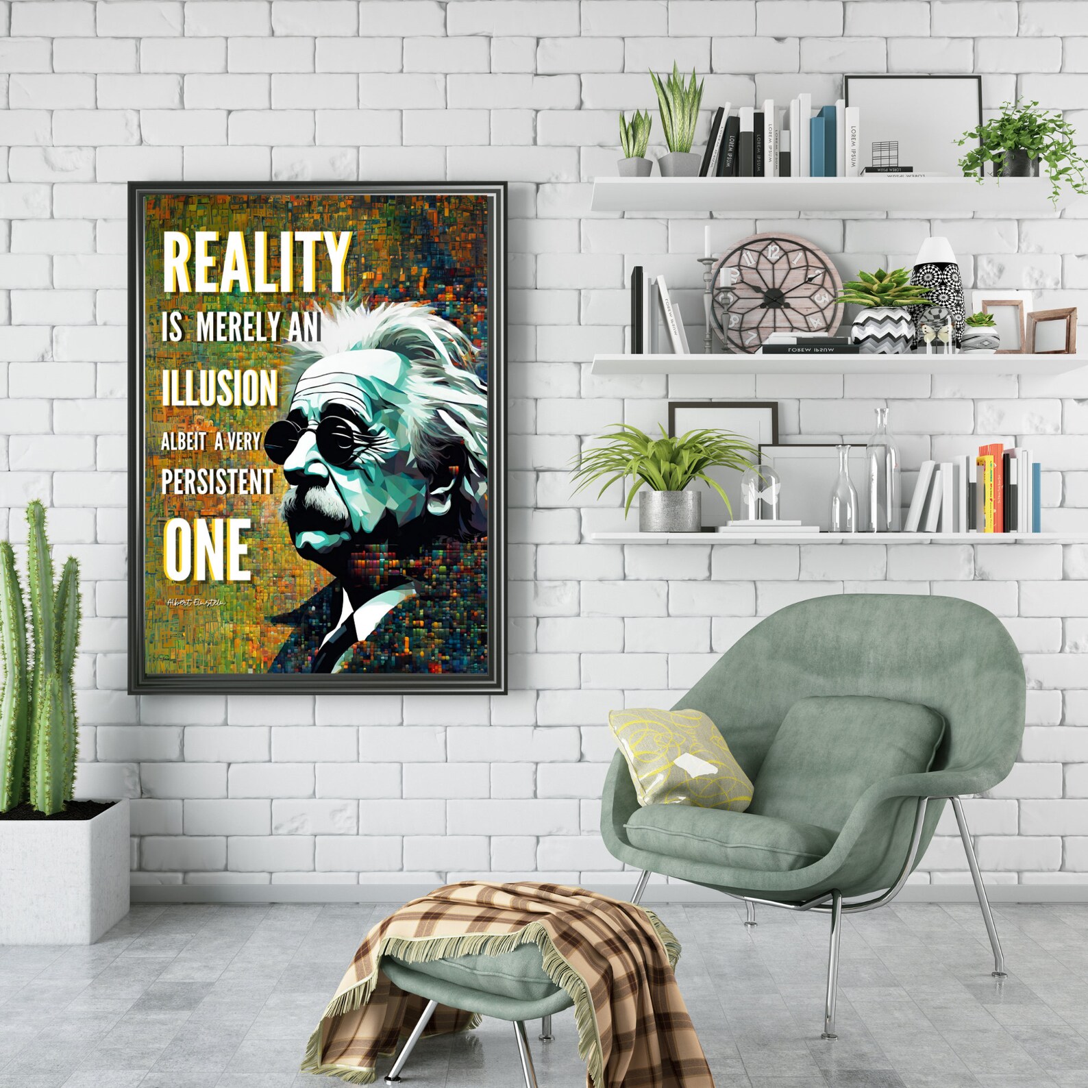 Albert Einstein Quote Poster, Einstein Large Poster, Einstein Quotes ...