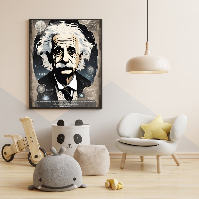 Albert Einstein Quote Poster: Inspirational Wall Art (PDF) - Etsy