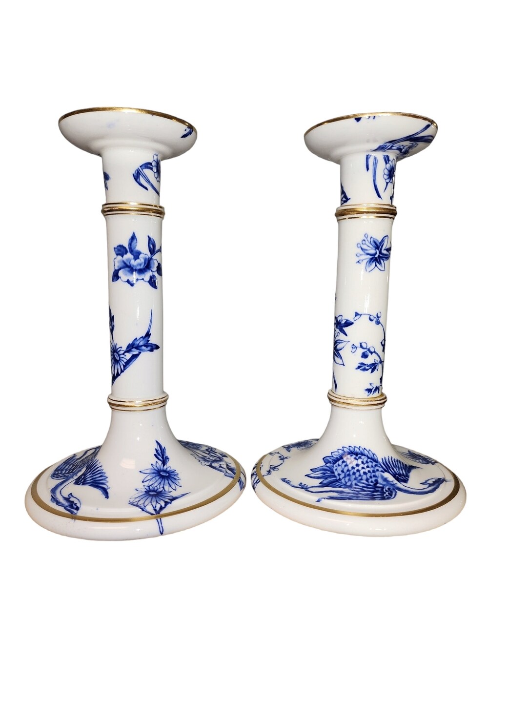 1880 Royal Worcester Pair Candlesticks - Etsy