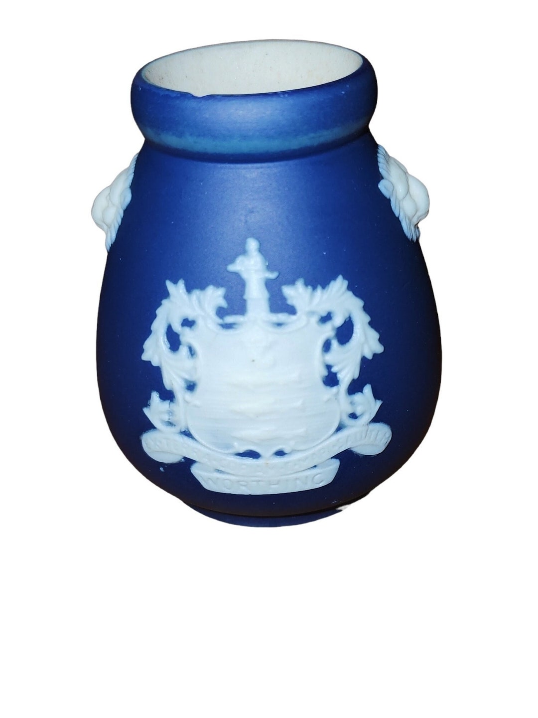 1930 W. Adams & Co. Jasperware Crested Bud Vase - Etsy