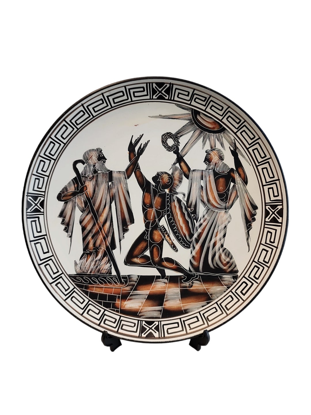 Mid-century Greek Battle of Marathon Victory Wall Plate - Etsy