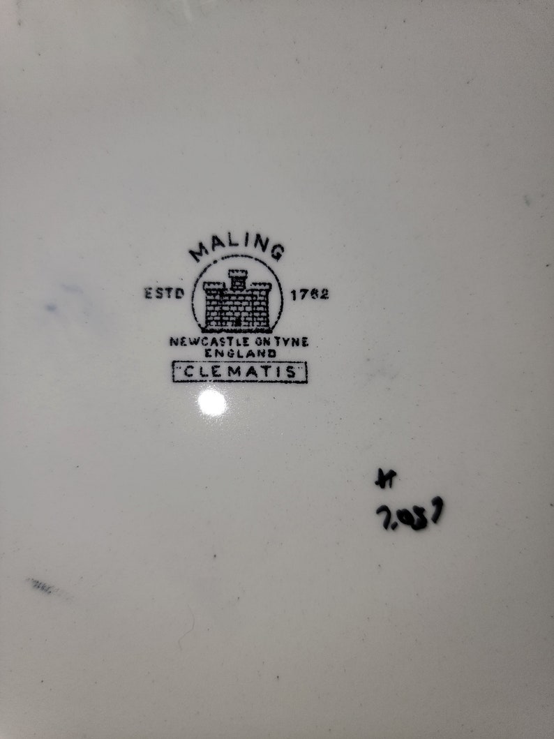 1948 Maling Clematis Plate - Etsy