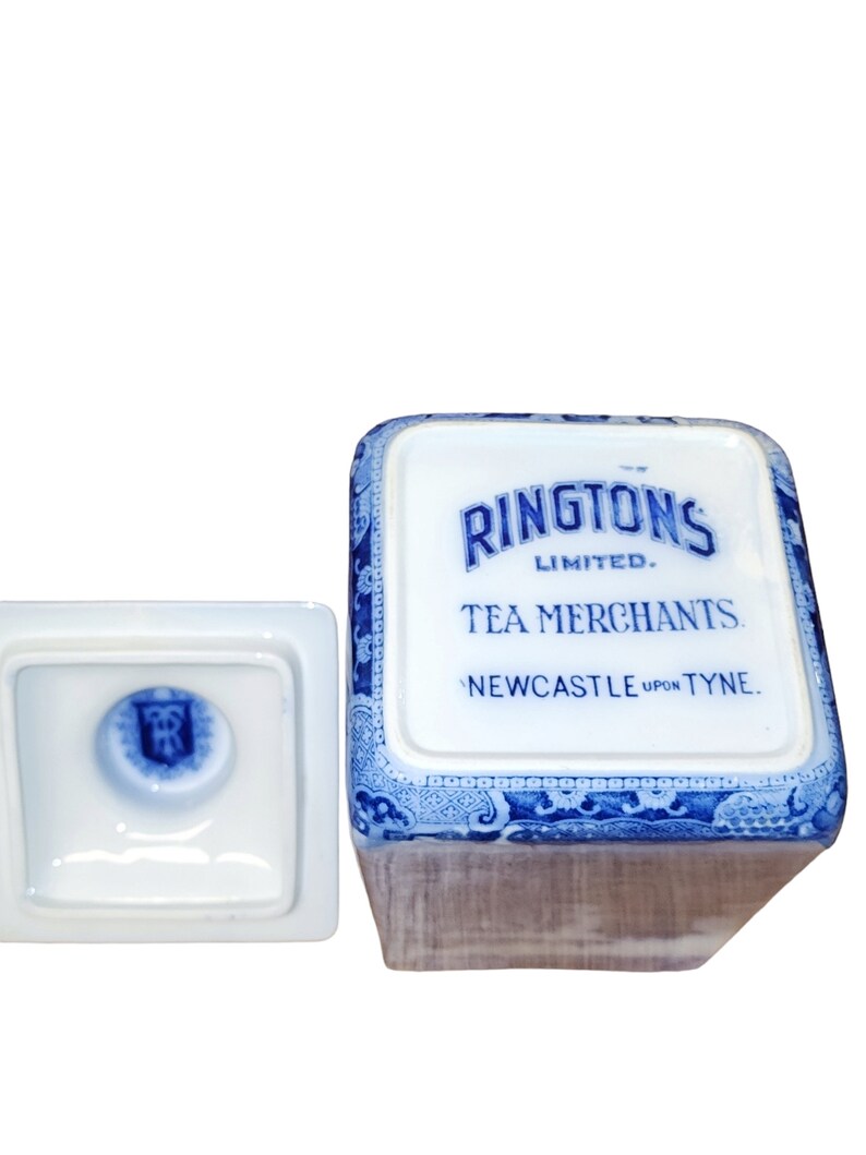1928 Maling Ware Rington's Tea Caddy - Etsy