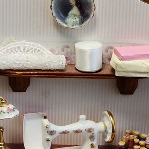 Vintage Reutter Porzellan Miniature Doll House Sewing Room - Etsy