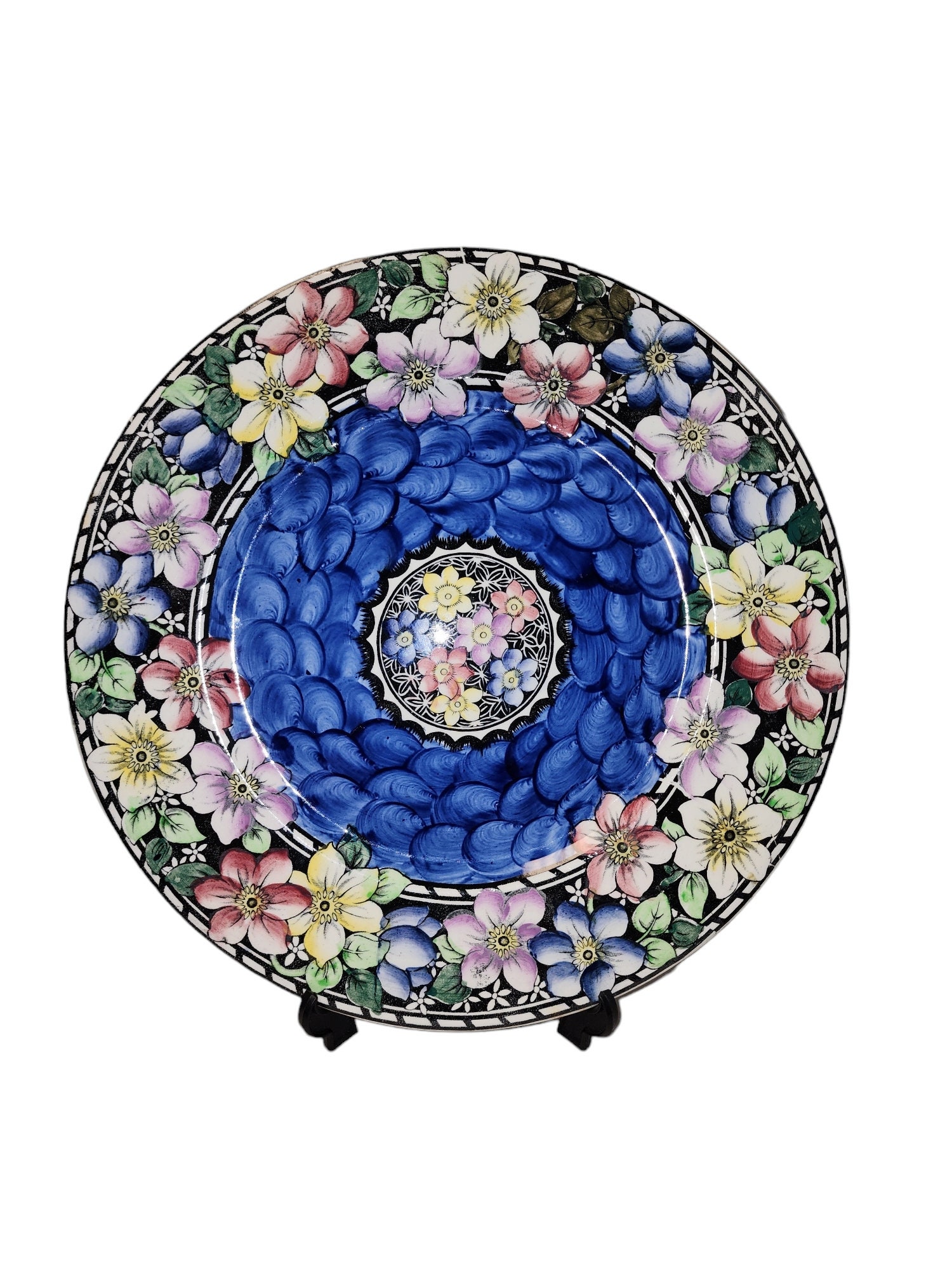 1948 Maling Clematis Plate - Etsy