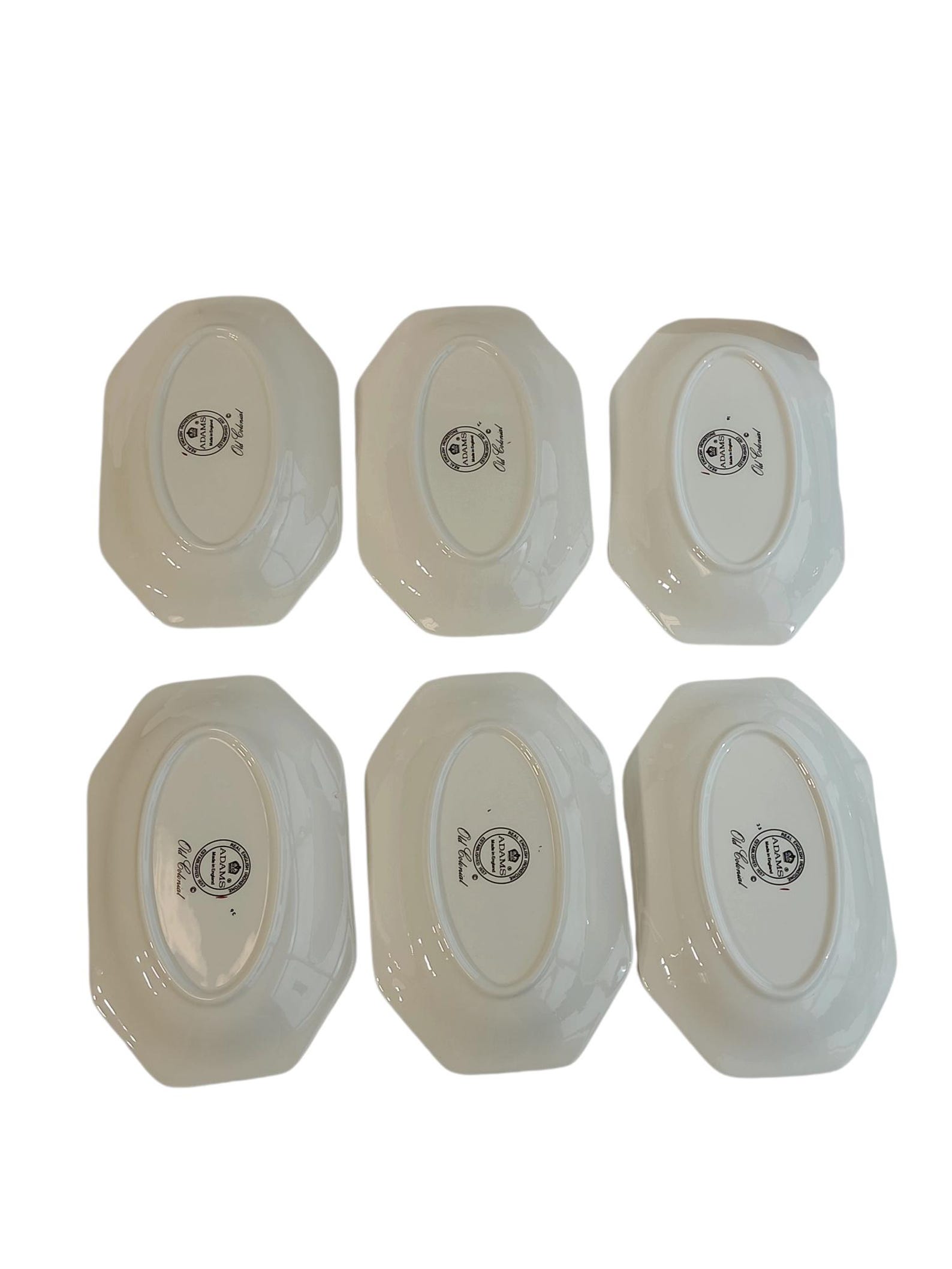 1960s Adams Ironstone Dessert Plates - Set of 6 - Etsy