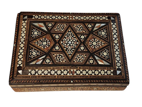 Early 20th Century Sadeli Keepsake Box - Gem