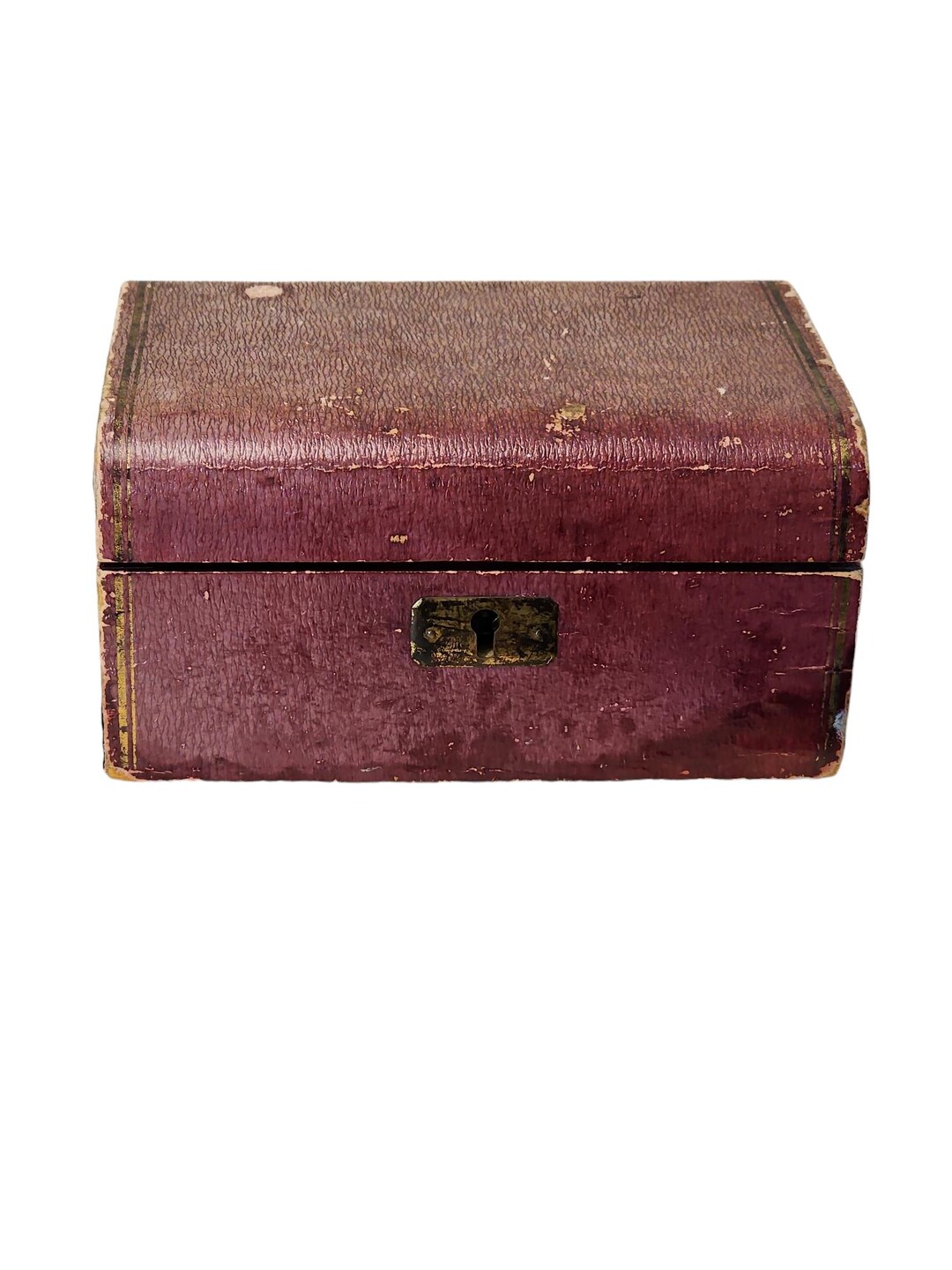Victorian English Leather Covered Box - Etsy