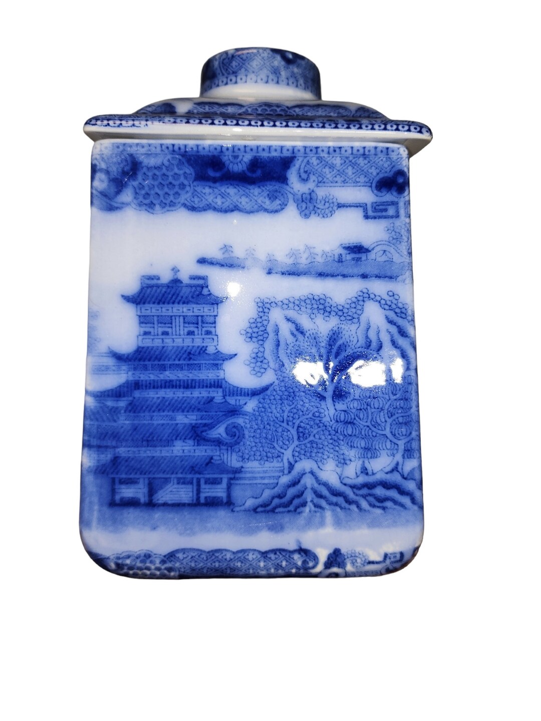 1928 Maling Ware Rington's Tea Caddy - Etsy