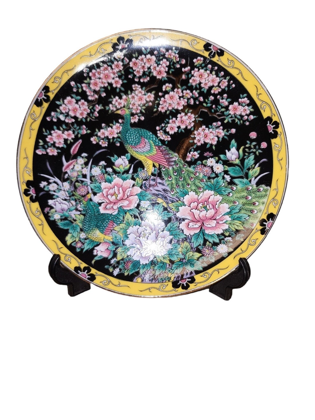 Mid Century Japanese Three Hermits Plate - Etsy