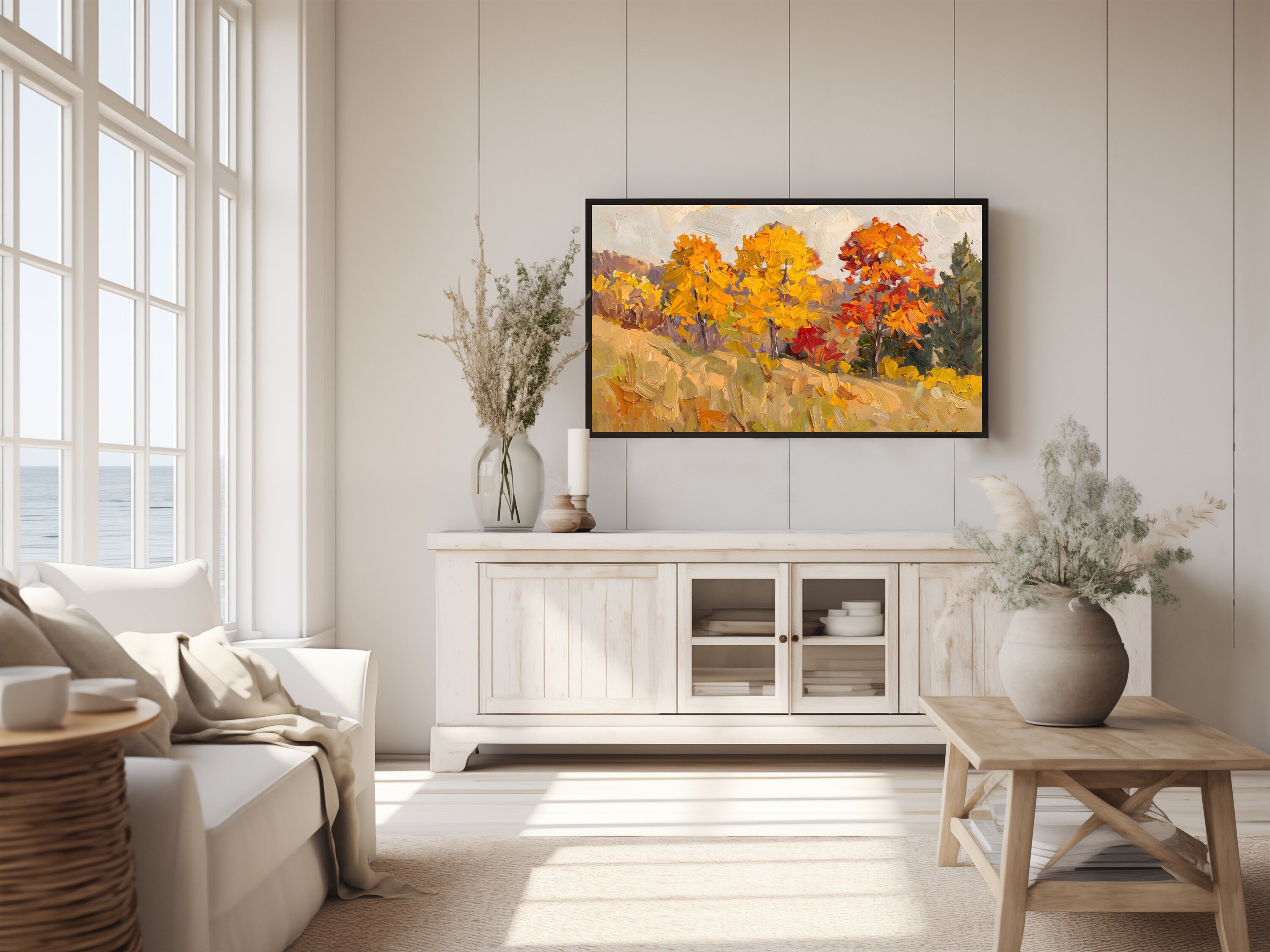 Autumn Trees Frame TV Art, Fall Art for Frame TV, Instant Download ...