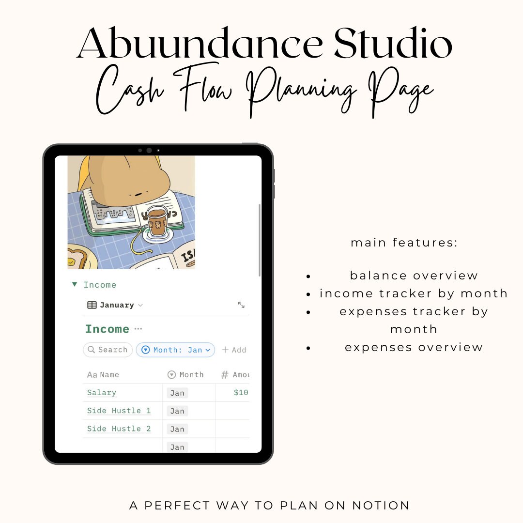 Simple Notion Template Notion Dashboard Notion Budget Planning Notion ...