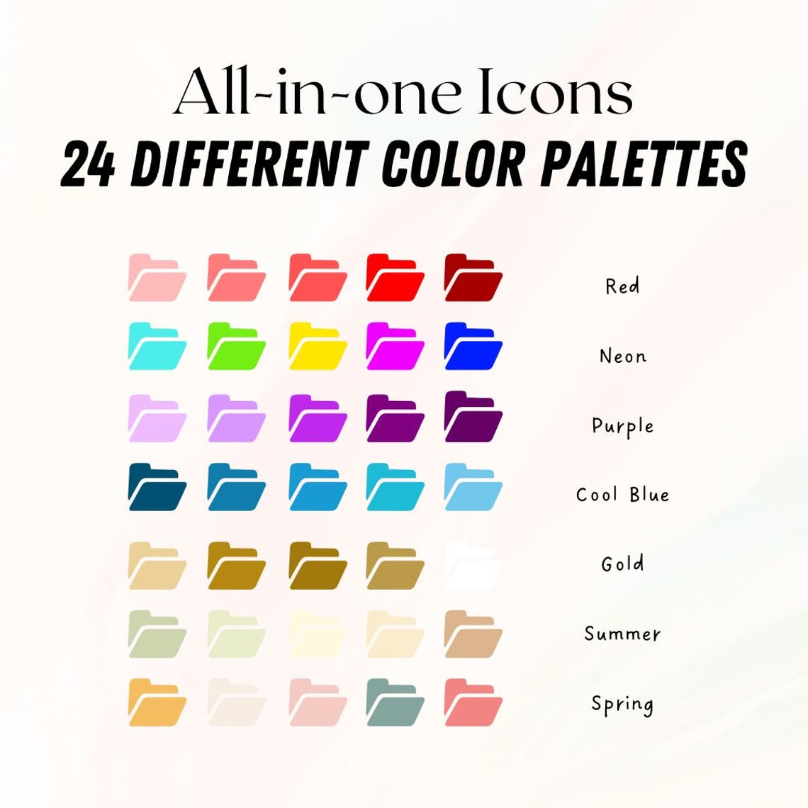 1000 Mac Desktop Folder Icon Pack Bundle Desktop Icons Desktop ...