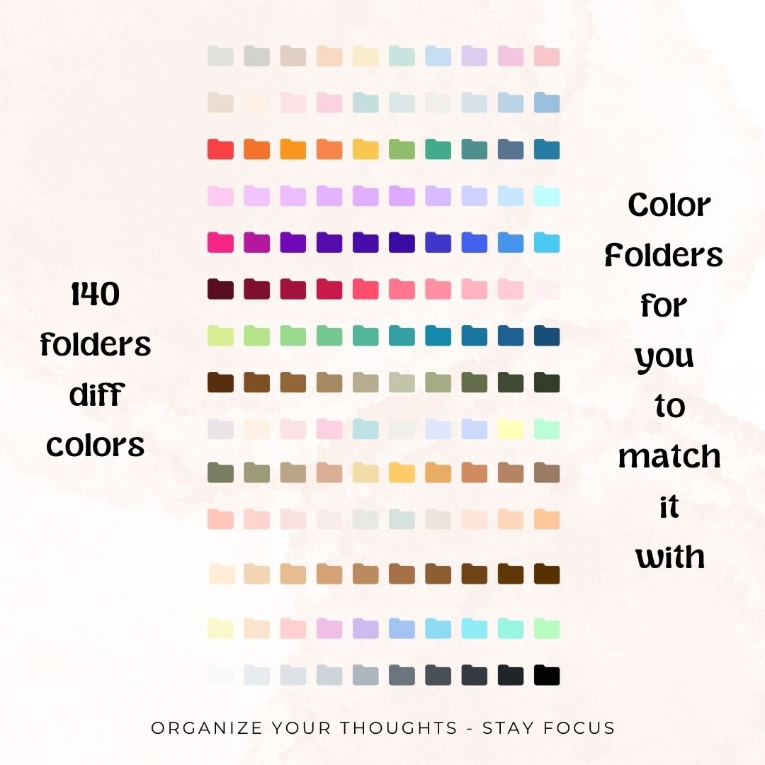 Wellness Series 2023-2024 Desktop Organizer Wallpaper Folder - Etsy