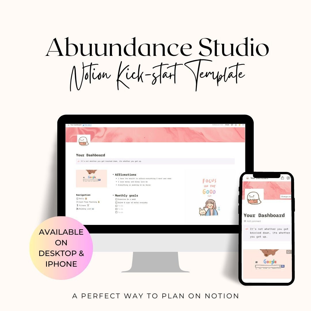 Simple Notion Template Notion Dashboard Notion Budget Planning Notion ...