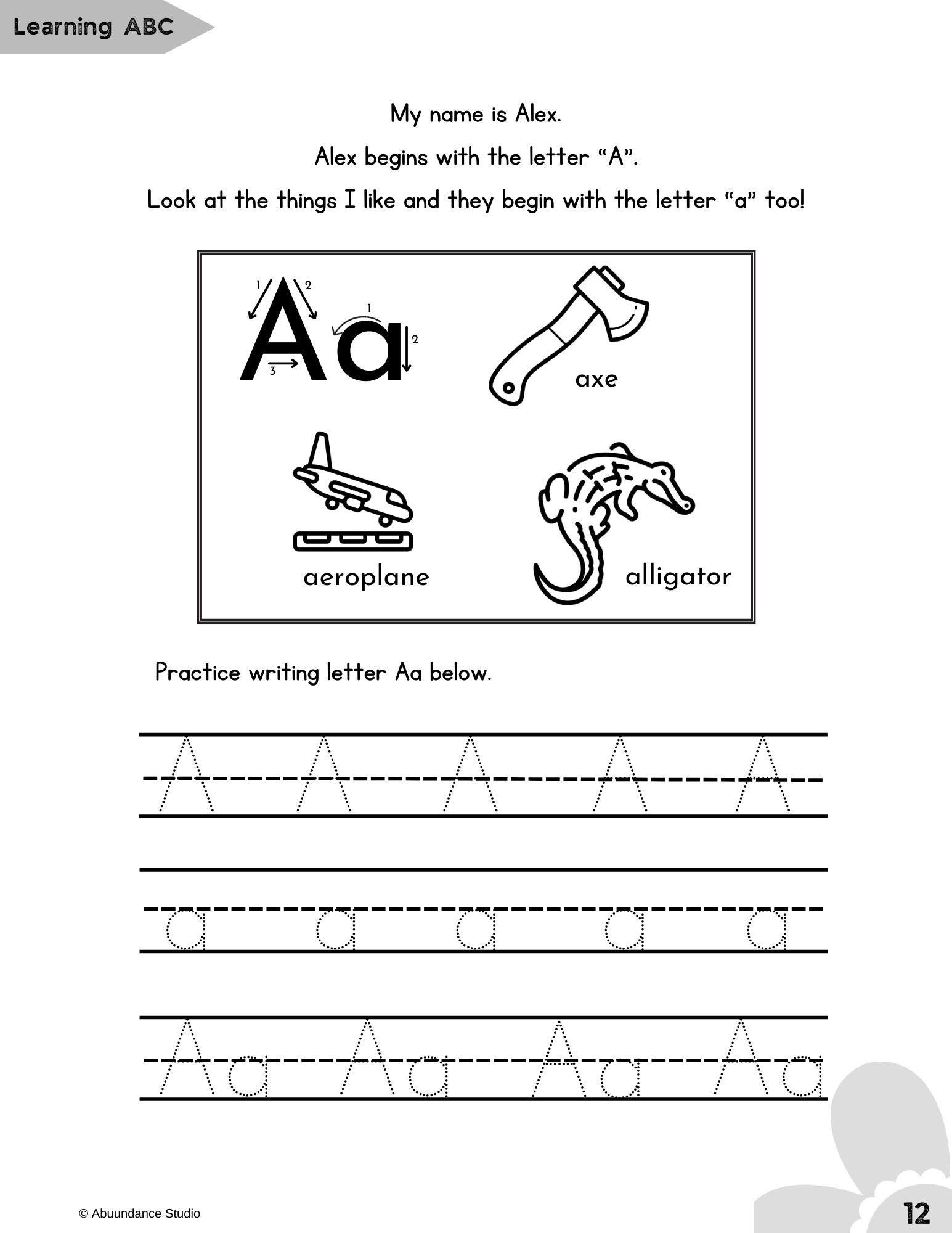 100+ Printable Alphabet Tracing Worksheets A-Z 1-10 Picture Coloring ...