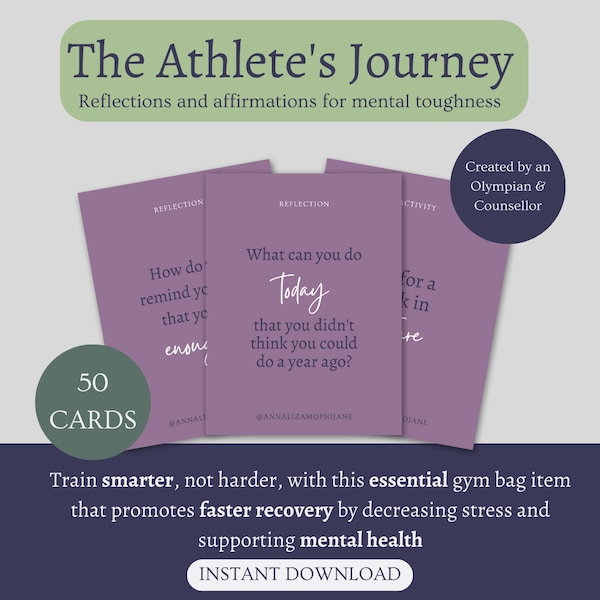 Affirmations for Athletes - Etsy
