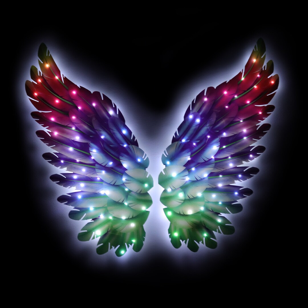 Customizable Angel Wings Gift for Valentine, Angel Wings Decor, Living ...