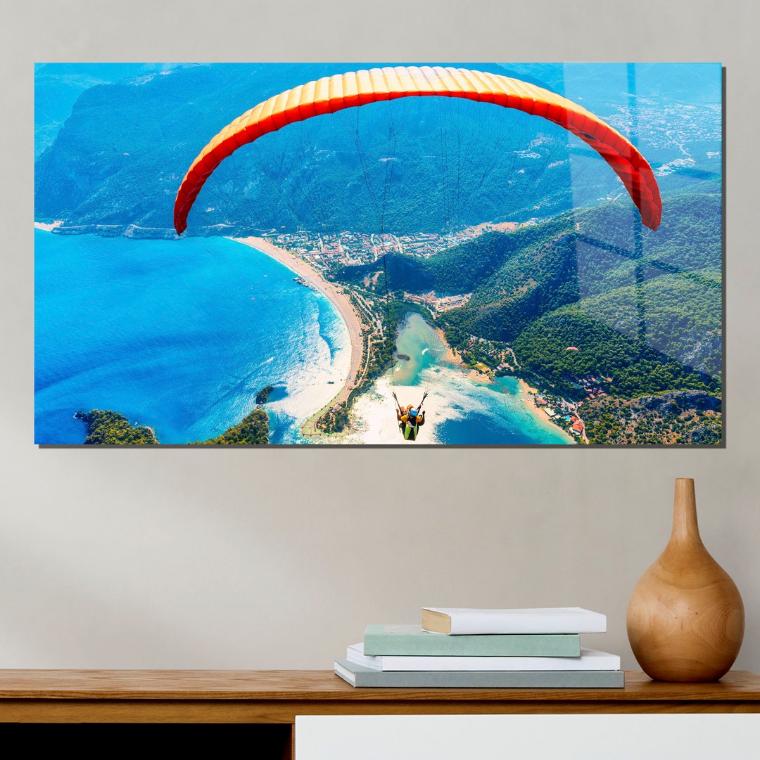 3 Piece Wall Decor, Parachute Wall Decor, Gift for Valentine, Valley ...