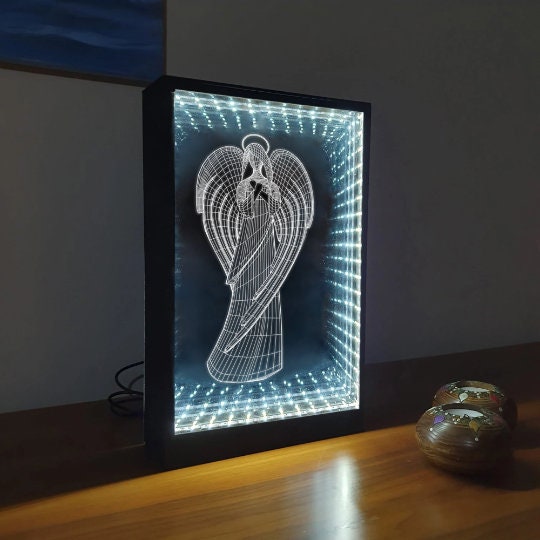 Angel Lamp, Customizable Night Light, İnfinity Angel Night Light ...