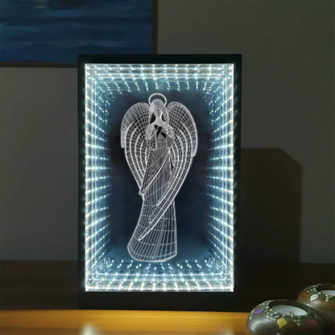Angel Lamp, Customizable Night Light, İnfinity Angel Night Light ...