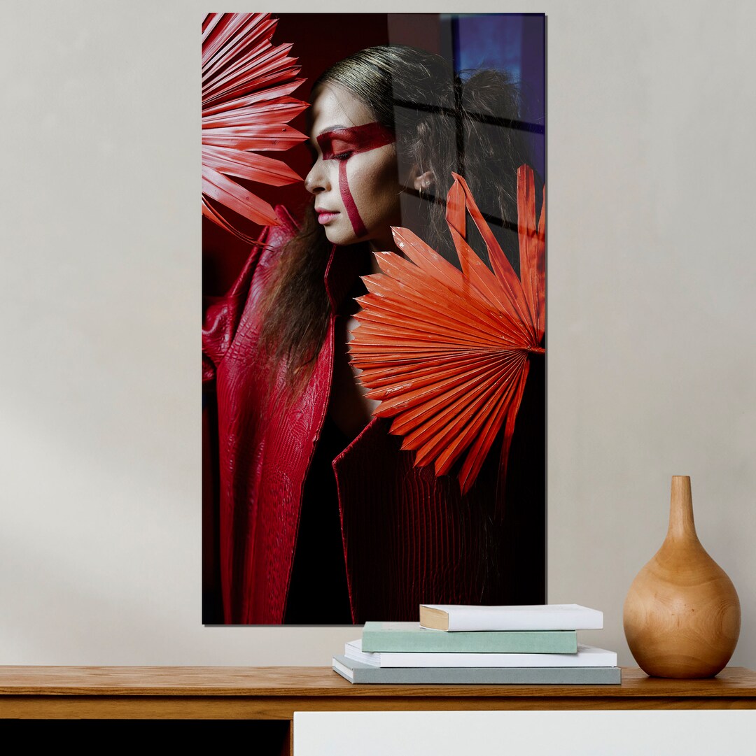 Plexi Print, Woman Silhouette Desing Wall Art, Valentine's Day Gift ...