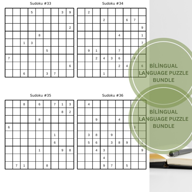 English to French Puzzle Book: Crosswords, Word Search, Sudoku (digital ...