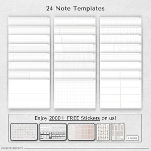 Monthly Planner | Goodnotes Template | Monthly Calendar | Monthly ...