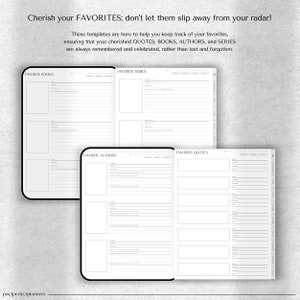 Digital Reading Journal | Reading Log | Book Tracker, Reading List ...
