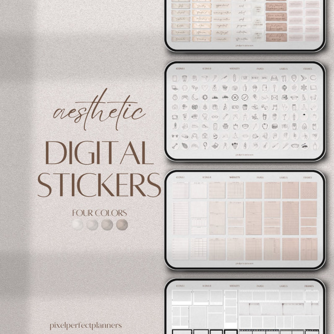 Digital Stickers | Digital Planner Stickers | STICKER BOOK for ...