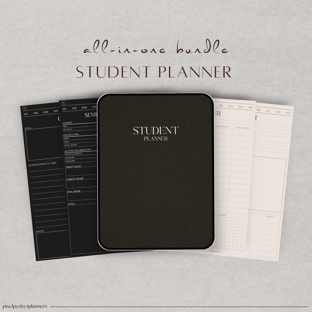 Student Digital Planner | College iPad Planner | Academic Planner ...