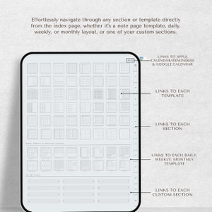 Portrait Digital Notebook With Tabs | Goodnotes Notebook | Student ...