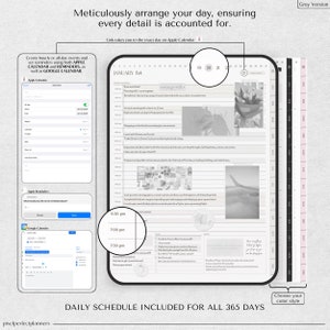 Customizable Digital Planner: Undated, Daily, Weekly, Monthly (PDF) - Etsy