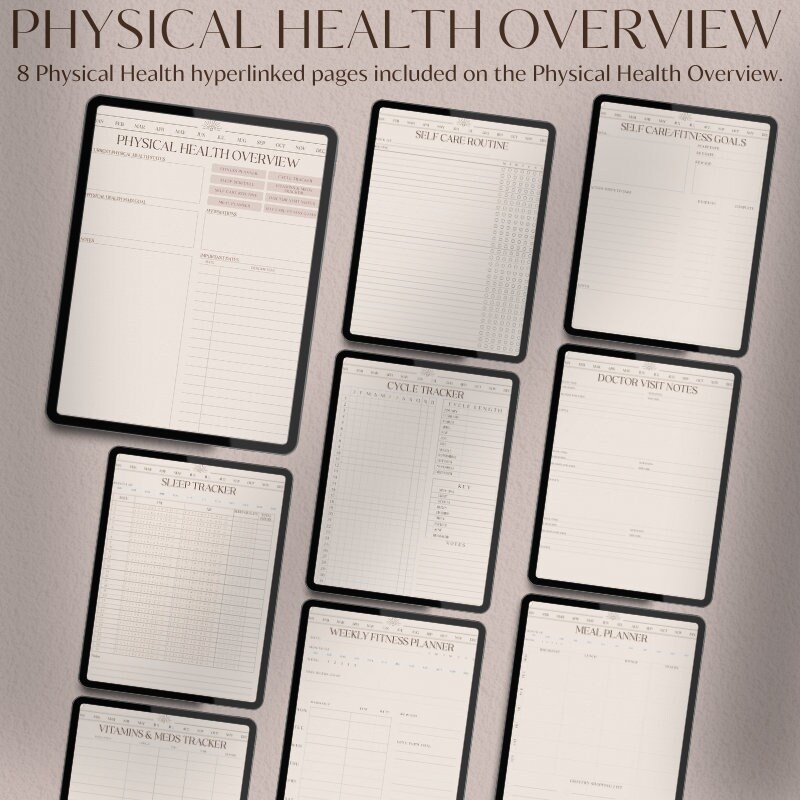 Student Digital Planner College iPad Planner Academic - Etsy