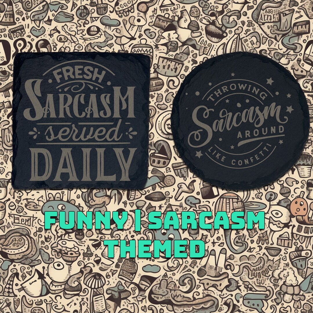 Hilarious Gift for Friends Funny Joke Coasters Sarcastic Home Décor - Etsy