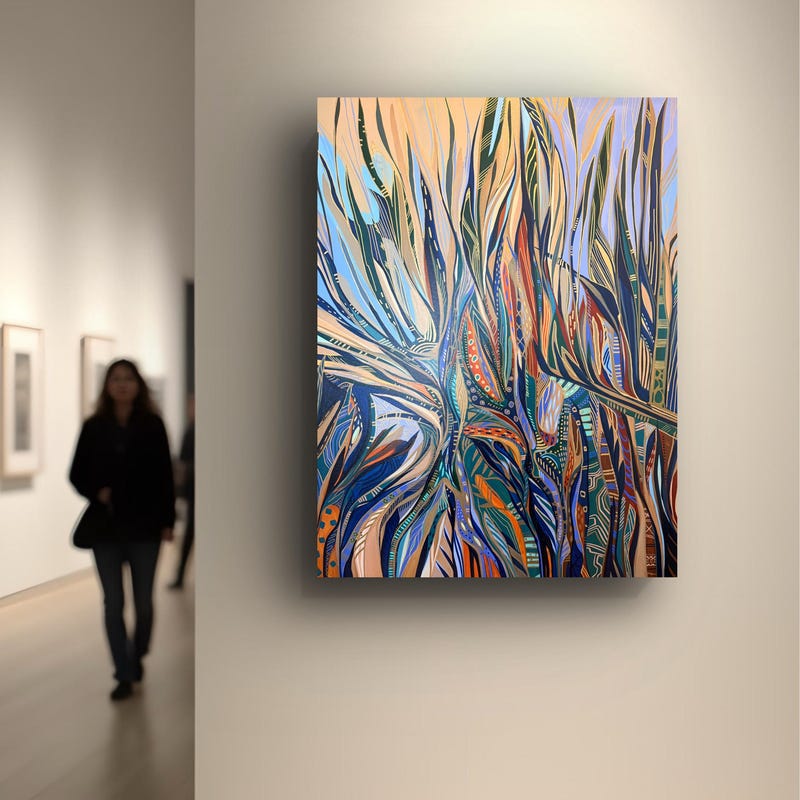 Acrylic Painting on Canvas - Etsy