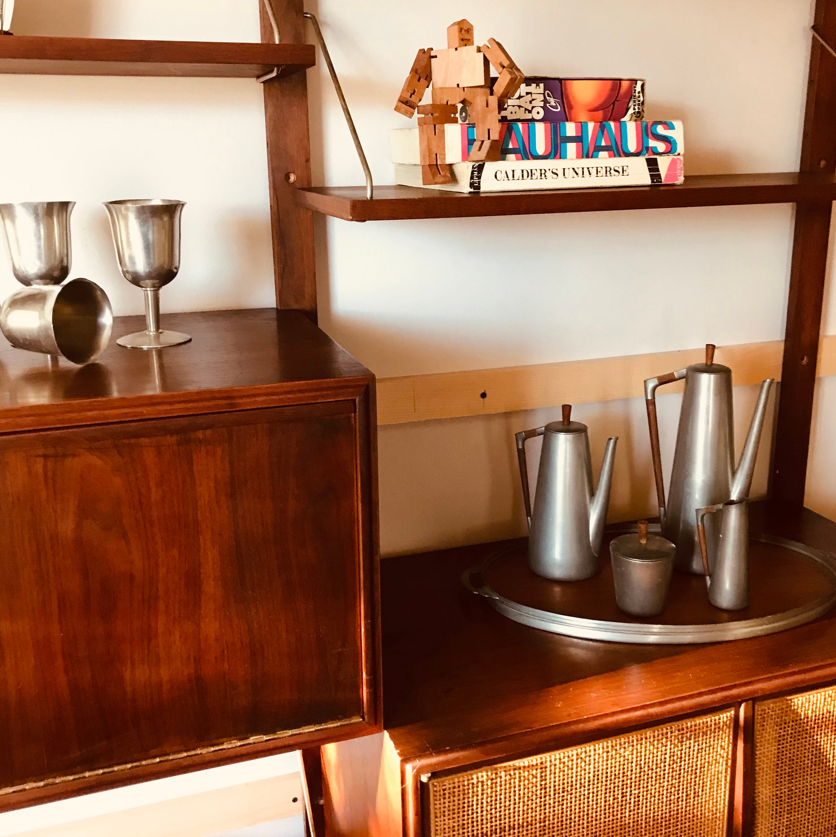 Vintage MCM Teak Modular Wall Unit 2.5 Bays RARE Jack Cartwright for ...