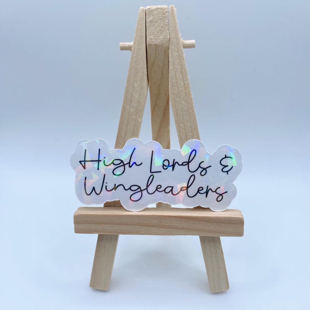 High Lords & Wingleaders Sticker, Holographic Sticker, Kindle Sticker ...