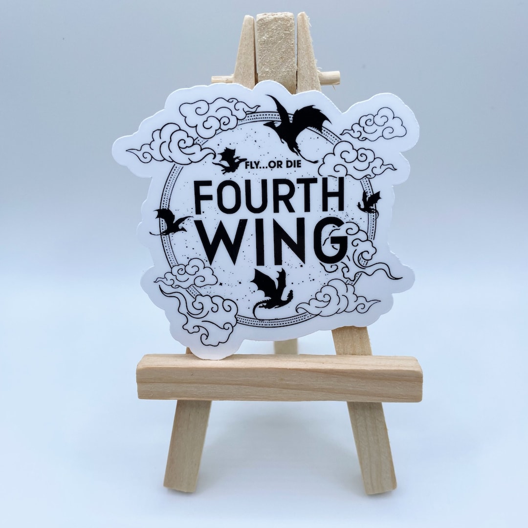 Fourth Wing Inspired Sticker, Violet Sorrengail, Xaden Riorson, Rebecca ...
