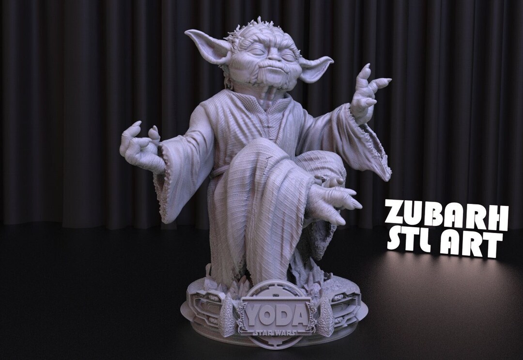 Star Wars Yoda 3D Print STL File for 3D Printing,3d Digital File ...