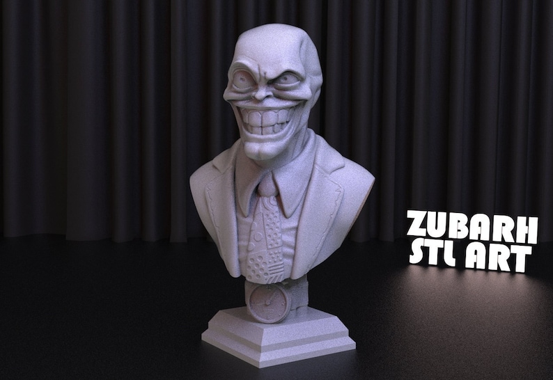 The Mask Bust STL File: 3D Printer Model (digital Download) - Etsy