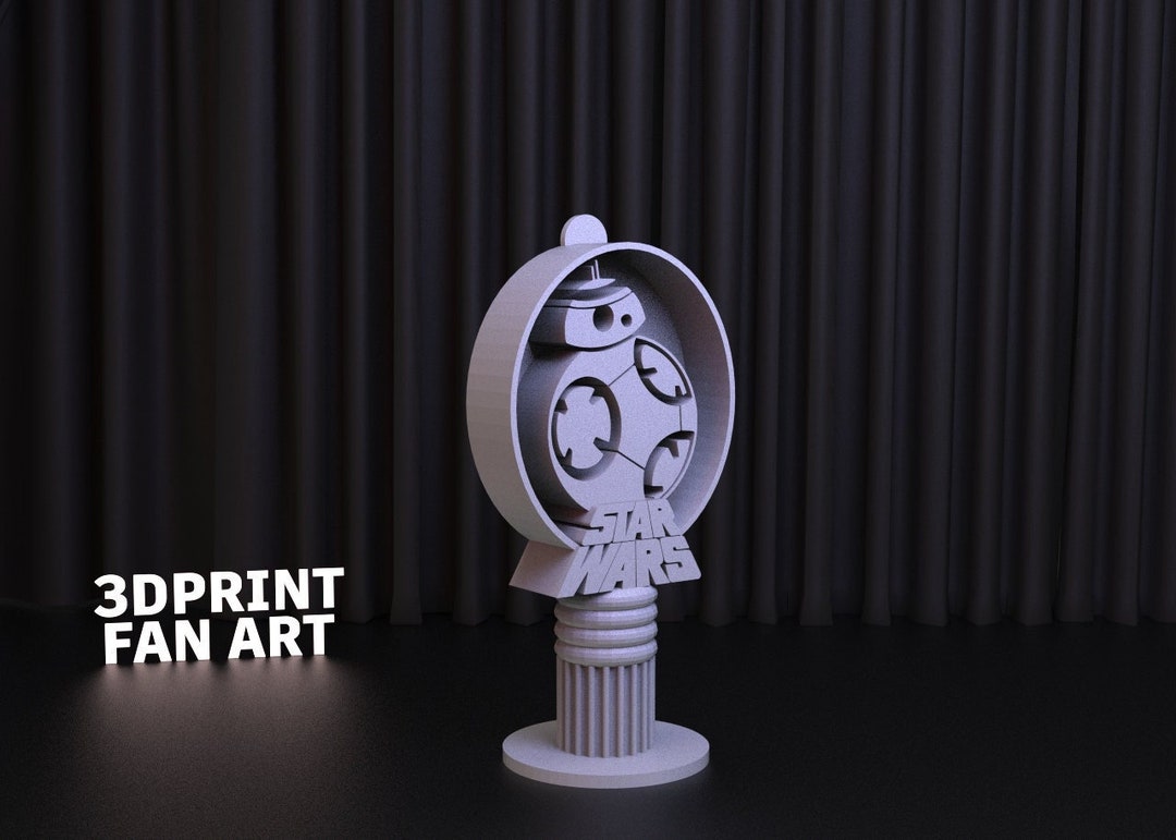 Star Wars BB8 Headphone Stand 3D Print STL File for 3D Printing,gaming ...