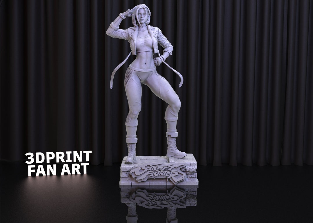 Street Fighter Cammy Nsfw 3D Print STL File for 3D Printing,3d Digital,instant Download Drive ...